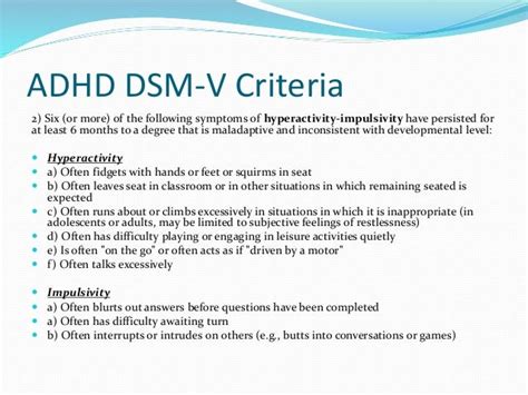 Attention Deficity Hyperactivity Disorder