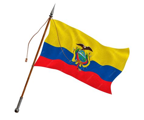Fondo De La Bandera Nacional De Ecuador Con La Bandera De Ecuador