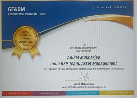 Aniket Mukherjee On Linkedin Jpmam Rfpteam Jpmorganchase Latepost
