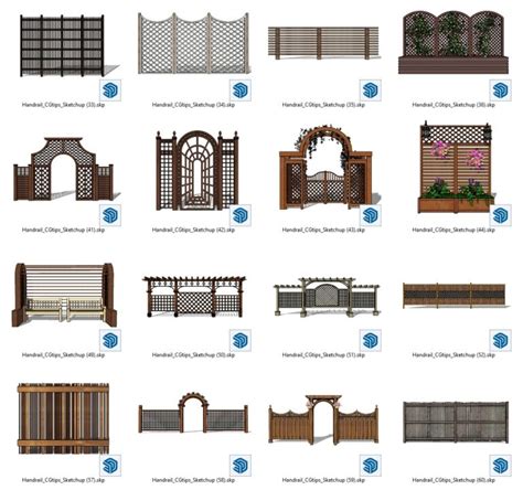 6533 Free Sketchup Handrail Models Download
