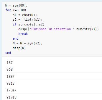 Handling Large Integers To Solve The 196 Problem
