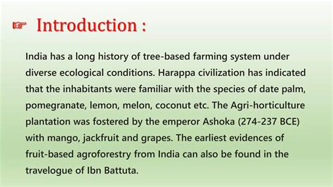 Fruit Based Agroforestry Pptx