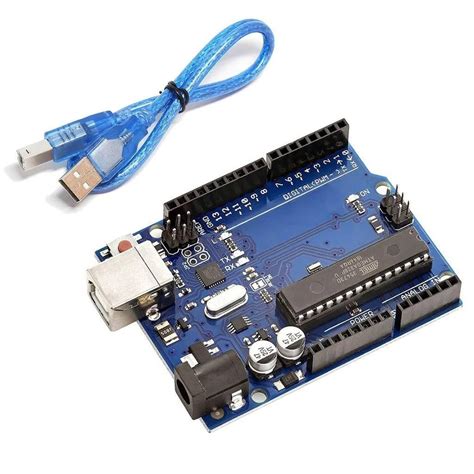 Arduino Uno R3 Dip Compatible Removable Chip Incl Usb Cable Otronic