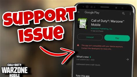 warzone mobile why your device is not compatible with the soft launch