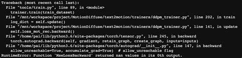 Training Issue Mingyuan Zhang MotionDiffuse GitHub