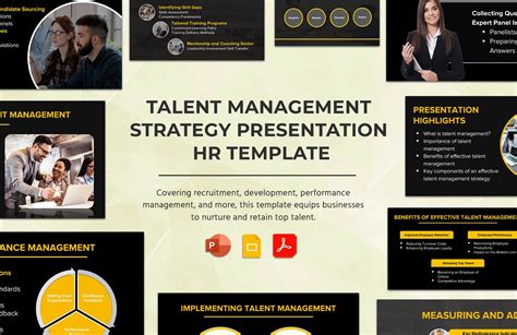 Talent Management Strategy Presentation Hr Template Download In Pdf