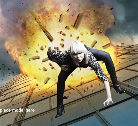 Building Explosion Background