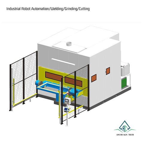 China Three Axis Rotating Double Station Flipping Robot Workstation Manufacturers Suppliers Factory