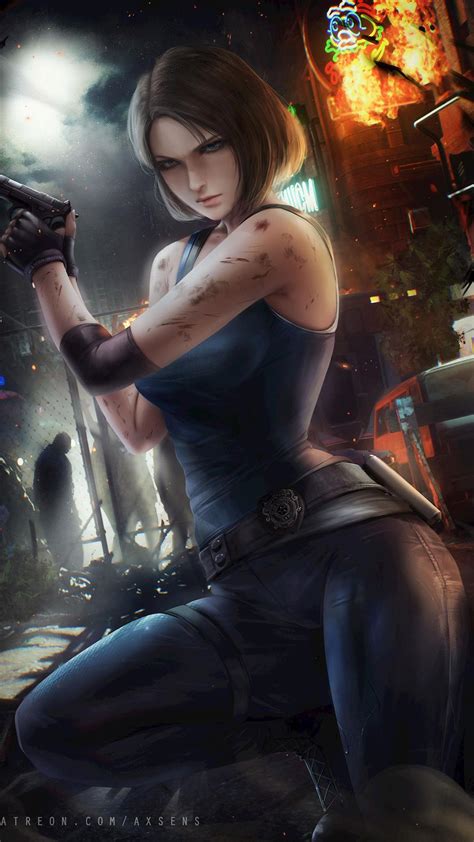 精美生化危机吉尔瓦伦蒂安Jill valentine高清壁纸