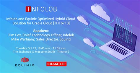 oracle openworld 18 infolob and equinox optimized hybrid cloud