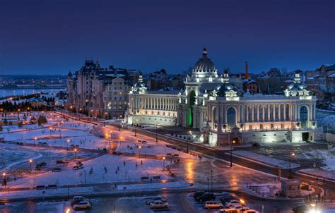 Download Kazan Cathedral Cold Winter Wallpaper