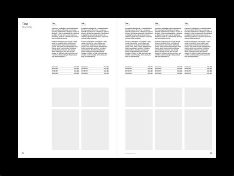 A4 Product Catalogue Brochure Grid System For Indesign On Behance
