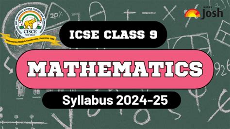 Icse Class 9 Maths Syllabus 2024 2025 Download Latest Syllabus Pdf