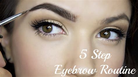 Eyebrow Routine 5 Steps Themakeupchair Youtube