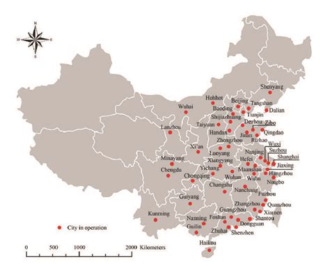 Spatial Distribution Of Main Dockless Bike Sharing Systems In China Download Scientific Diagram