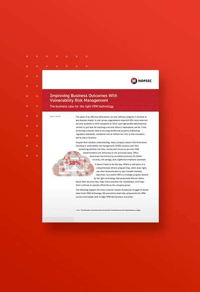 Choose The Right Vrm Technology Vulnerability Management Nopsec