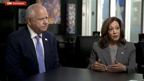Harris Walz Sit Down For Interview With Cnn Ntd