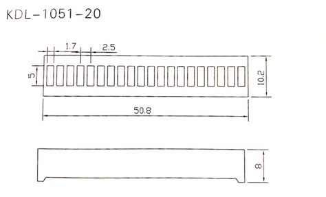 20 Segment Tri Color Bar Graph Led Array Display By Houkem
