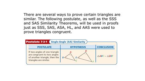 Ppt Aa Sss And Sas Similarity Powerpoint Presentation Free Download