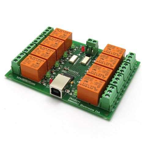 USB Eight Channel Relay Board For Automation V