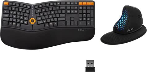 Wireless Ergonomic Keyboard Mouse Combo Split Ergo Keyboard And Wireless Vertic