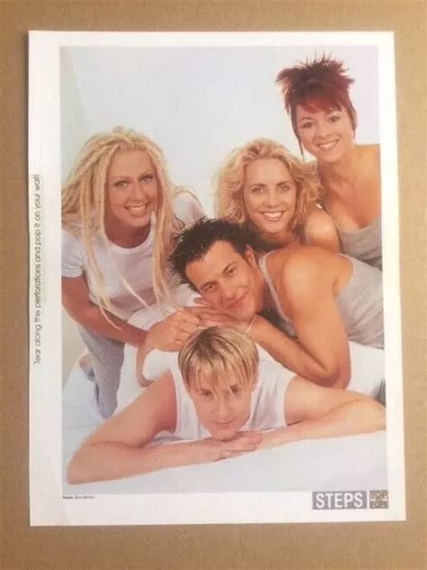 Steps Ex Scrapbook Original Vintage Magazine Clipping Poster Picclick Uk
