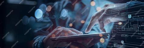 premium photo ai data science digital technology concept computer