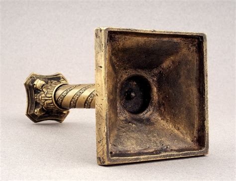 Подсвечник в стиле ампир в виде античной колонны Российская империя