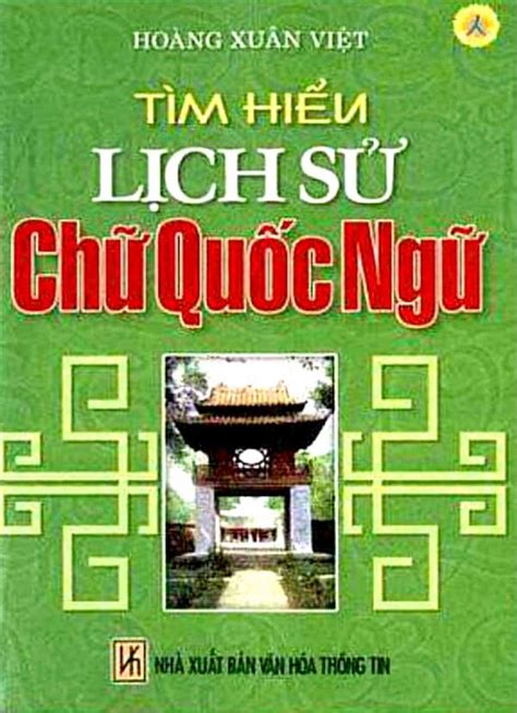 Tìm Hiểu Lịch Sử Chữ Quốc Ngữ Giáo Trình Pdf Thư Viện Sách
