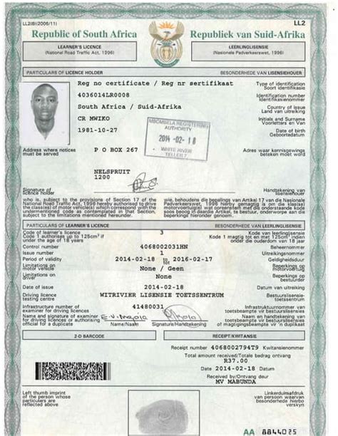 How To Book Learners License Online In South Africa