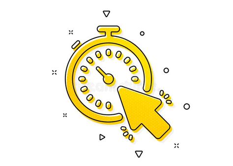Timer Icon Time Or Clock Sign Vector Stock Vector Illustration Of Icon Yellow 189576536