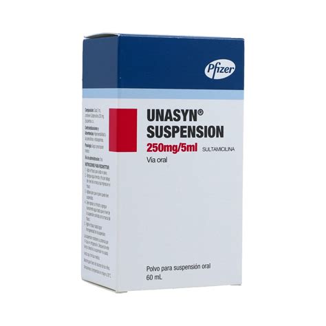 Unasyn 250mg5ml 60ml Polvo Suspension