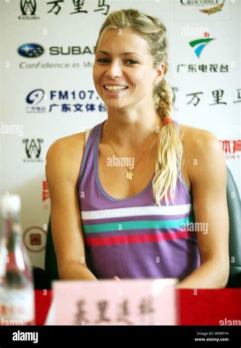 Maria Kirilenko Of Russia Attends A Press Conference For The Wta Guangzhou International Womens