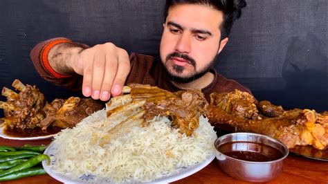Asmr Eating Spicy Mutton Currywhite Rice Real Mukbangno Talking