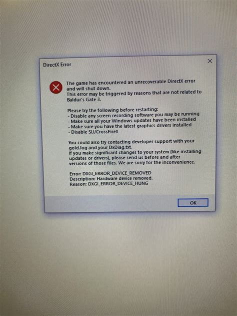 Why Is My Game Crashing Rbaldursgate3