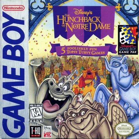 Disneys The Hunchback Of Notre Dame 5 Foolishly Fun Topsy Turvy Games