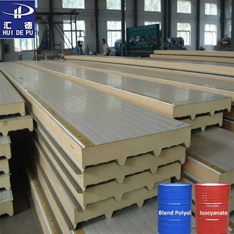 Thermal Insulation Sandwich Wall Cladding Panels Pu Foam Insulation Thermal Insulation Sandwich Wall Cladding Panels Pu Foam Insulation