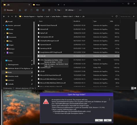 Bug Cannot Update Since Version 1097 · Issue 164 · Laughingleaderbg3modmanager · Github