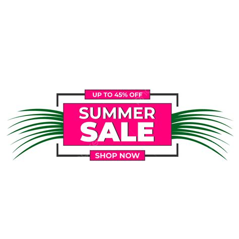 Summer Pink Sale Vector Art Png Pink Summer Sale Business Free Vector And Png Pink Summer Sale