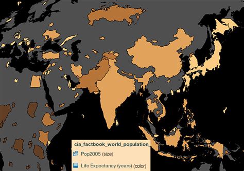Bivariate Cartograms