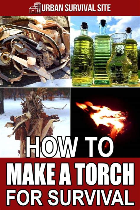 How To Make A Torch For Survival Survival Prepping Diy Survival Survival Prepping
