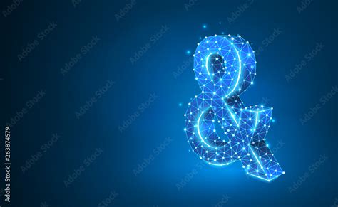 Ampersand Sign Programming Logical Operator And Wedding Invitation Symbol Abstract Digital