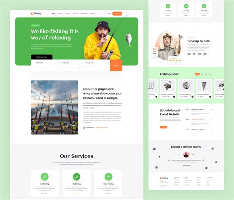 Fishing Store Ecommerce Website Behance