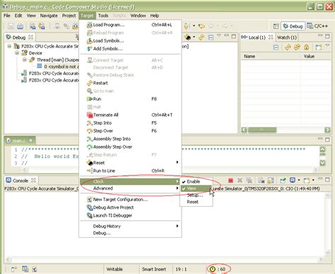 Ccs C Xx Profile Clock Code Composer Studio Forum Code Composer Studio Ti E E