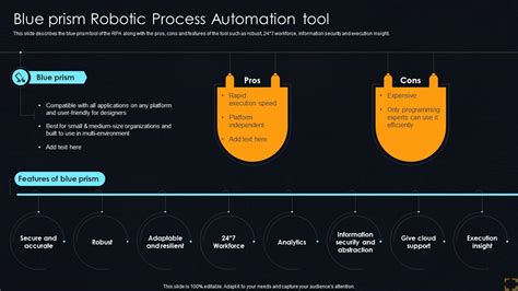 Blue Prism Robotic Process Automation Streamlining Operations With Artificial Intelligence Ppt