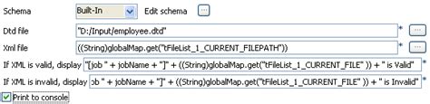 Validating Xml Files Talend Components Help