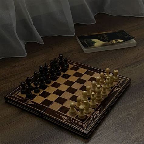 Umbra Wobble Wood Chess Set Brown Artofit
