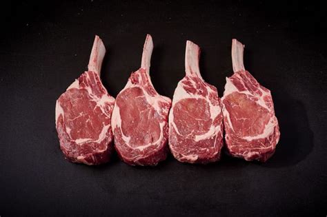 Pasture Fed Angus Rib Eye Steak On The Bone 400g Haverick Meats