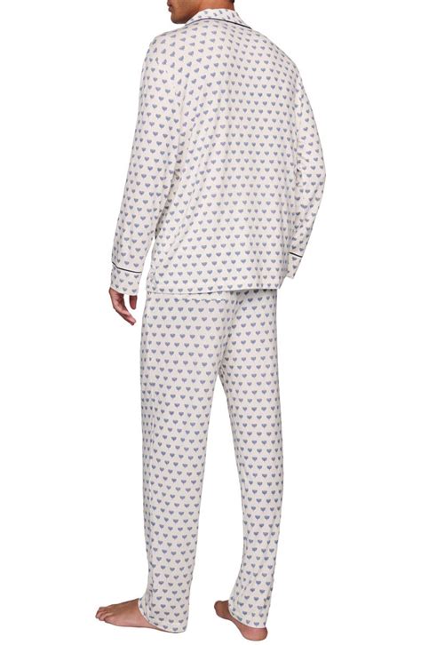Eberjey William Print Stretch Tencel® Modal Long Pajamas Nordstrom