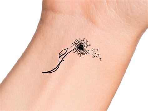 Female Dandelion Tattoos